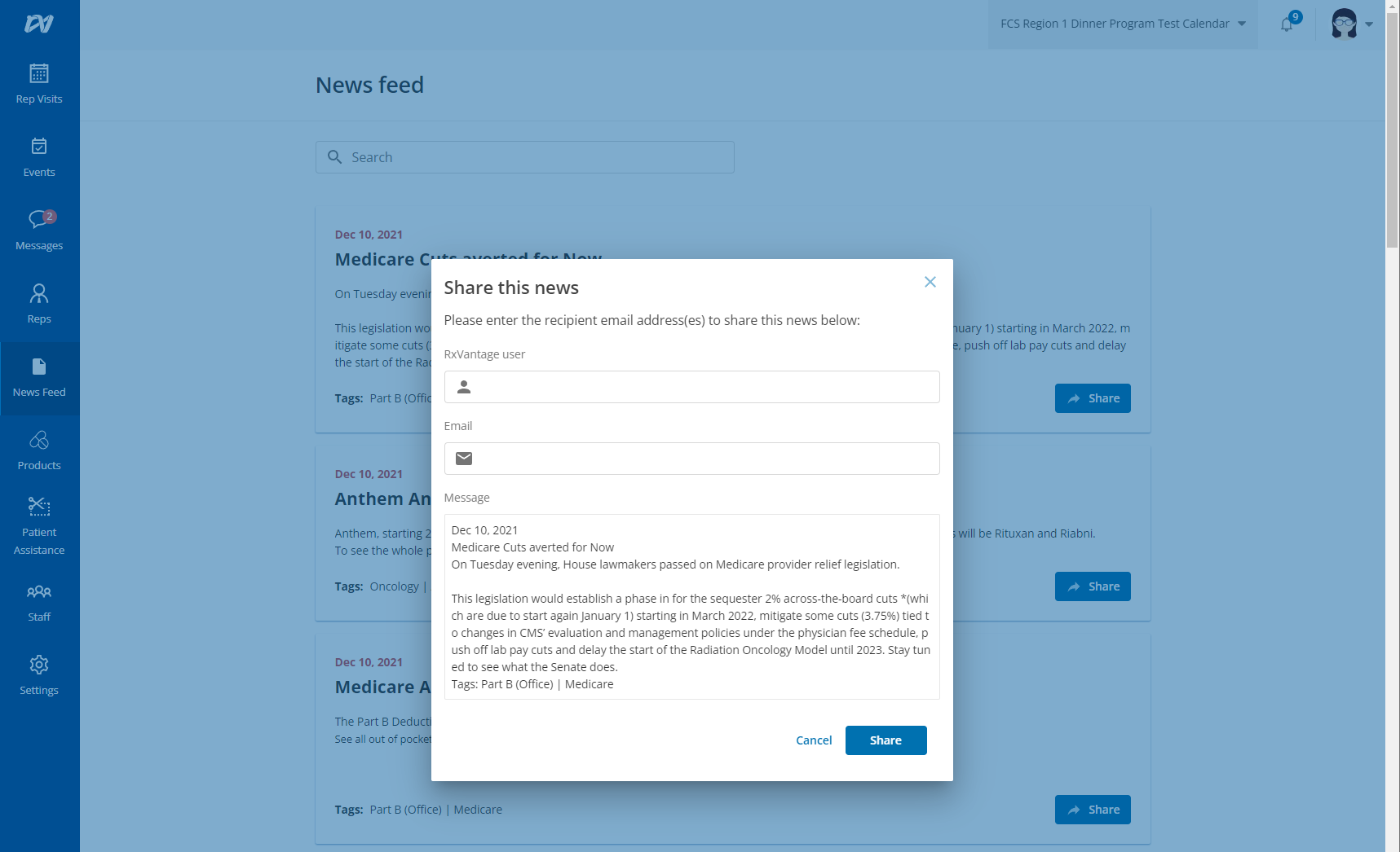 Reimbursement Alerts