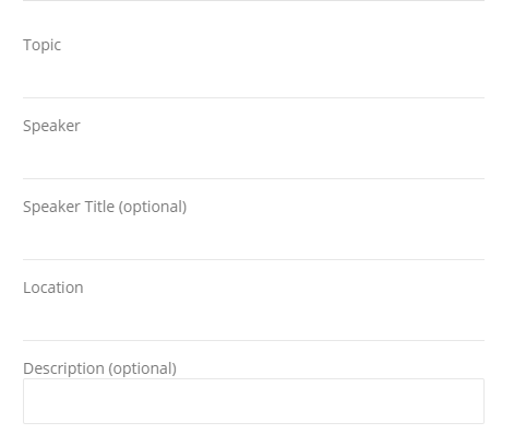 Creating off-site events