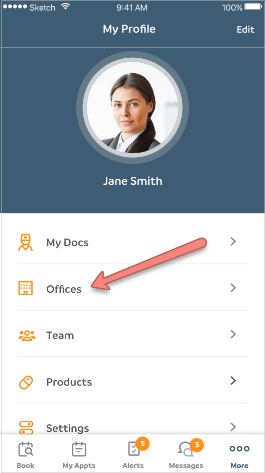RxVantage Mobile App - Find Offices